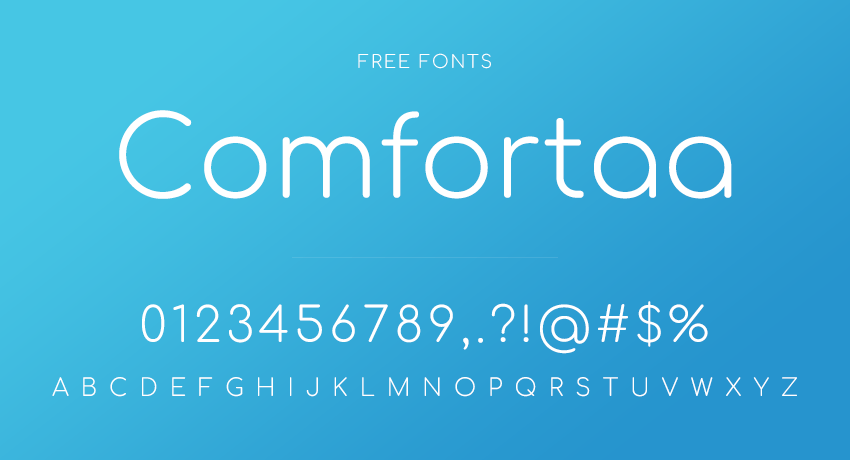 Comfortaa - 字体分类 - 黄蜂网 - 原创可商用设计作品